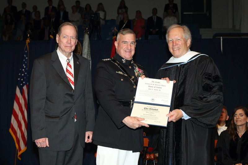 John Warley Honored by The Citadel | Lowcountry Weekly